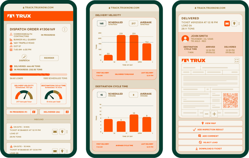 Dump Truck Logistics Software | Truck Hauling Management