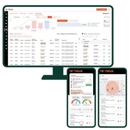 Dump Truck Logistics Software | Truck Hauling Management